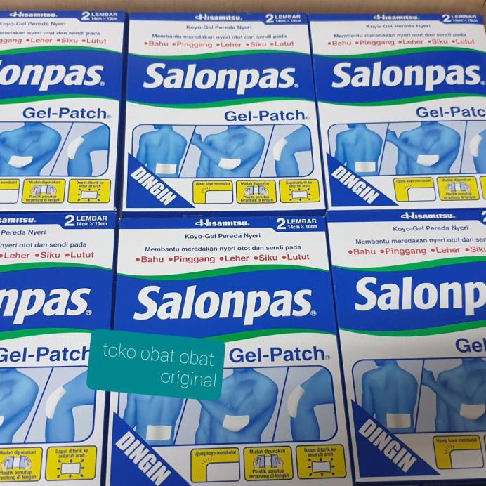 Jual SALONPAS GEL PATCH -1 BOX (ISI 10 SACHETS) | Shopee Indonesia