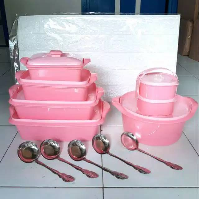 Jual Wadah saji set prasmanan (FREE 5 SENDOK SAYUR) | Shopee Indonesia
