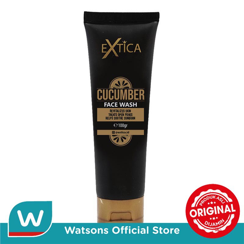 Jual Extica Face Wash Cucumber 100gr | Shopee Indonesia
