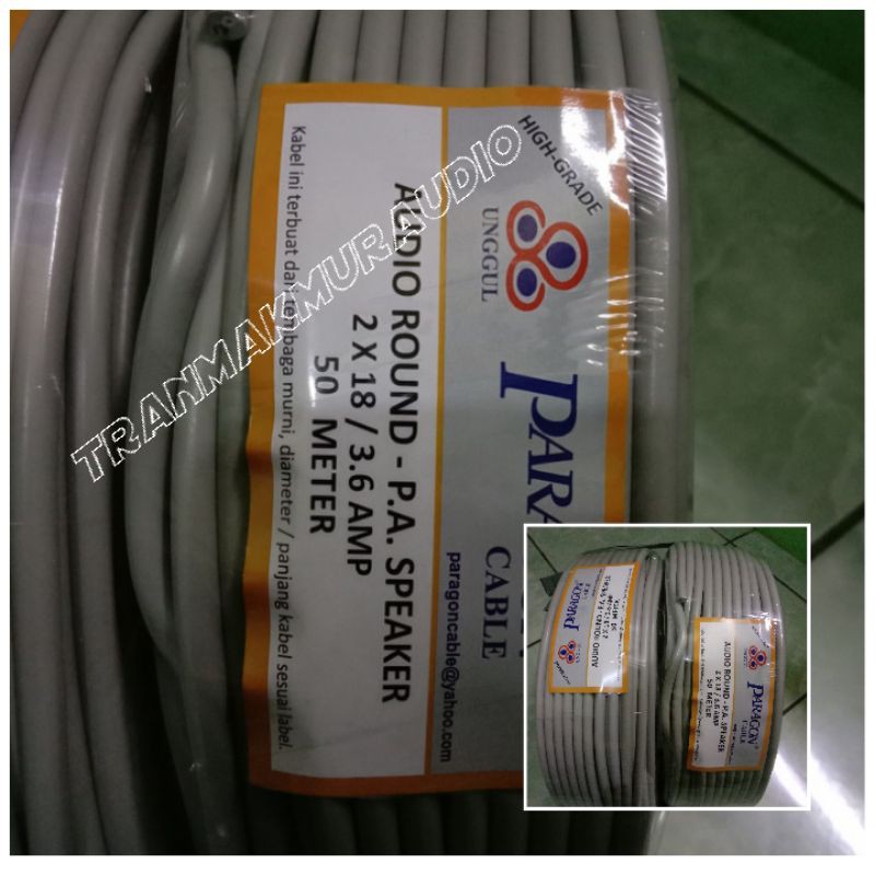 Jual kabel paragon untuk Speaker dan corong toa 50m | Shopee Indonesia