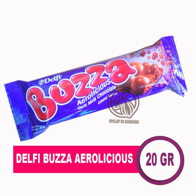 Jual DELFI BUZZA 20GR AEROLICIOUS MILK CHOCOLATE, COKLAT DELFI AERASI ...