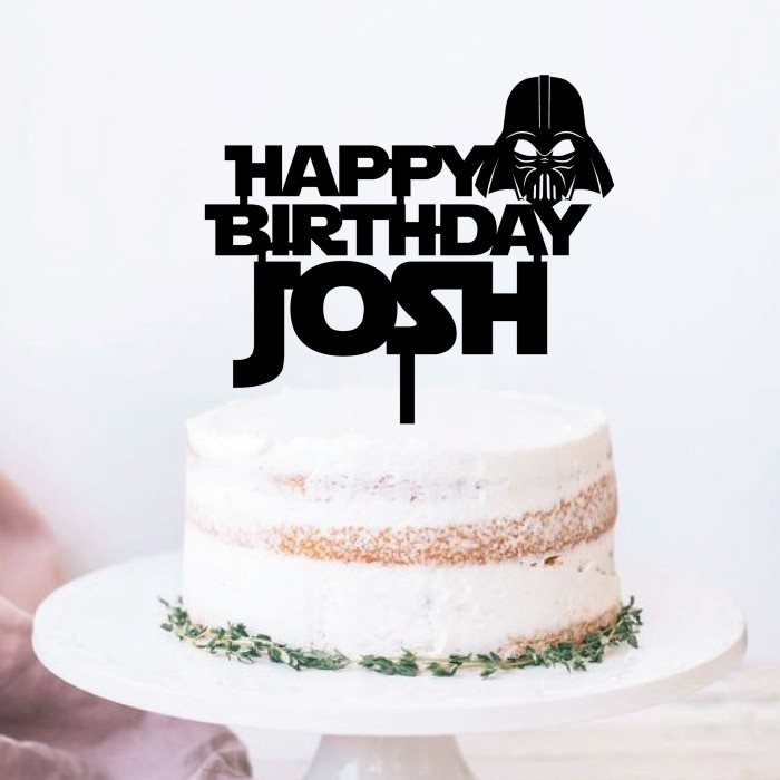 Jual Custom Cake Topper Star Wars Starwars Stormtrooper Hiasan Topper ...