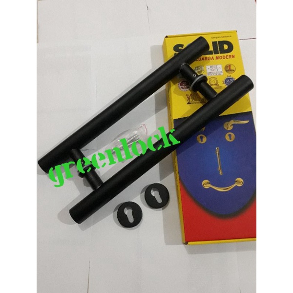Jual SOLID PULL HANDLE BLACK/HITAM STAINLESS P 64.61 BL UKURAN 45 CM ...