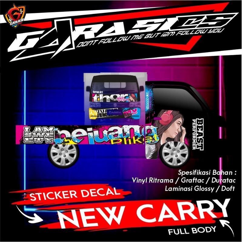 Jual Stiker decal NEW CARRY | Shopee Indonesia