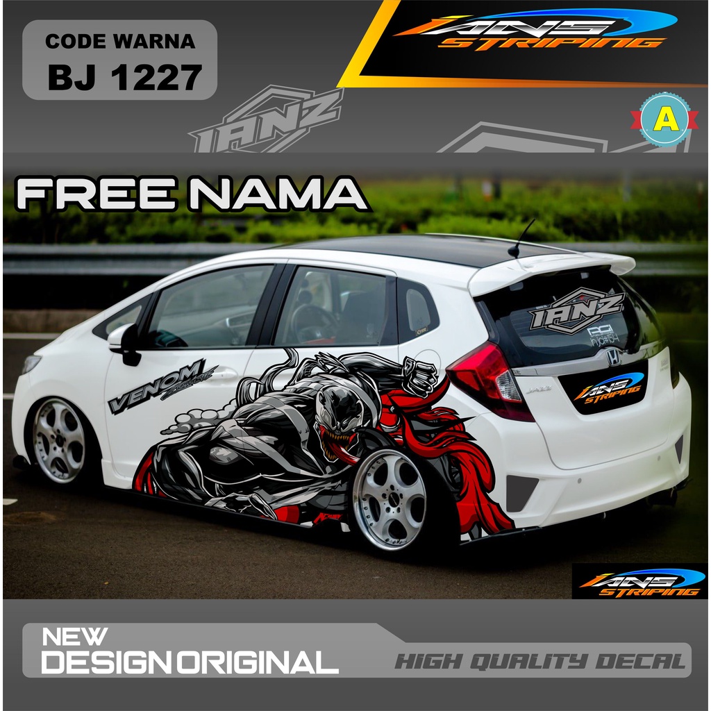 Jual STICKER DECAL VARIASI MOBIL HONDA JAZZ / STIKER DECAL MOBILIO ...