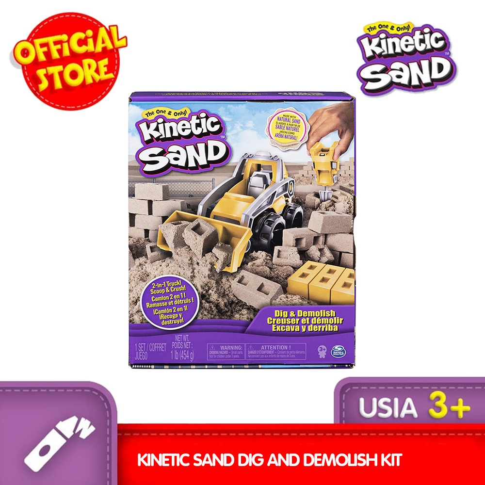 Jual KINETIC SAND Dig And Demolish Kit | Shopee Indonesia