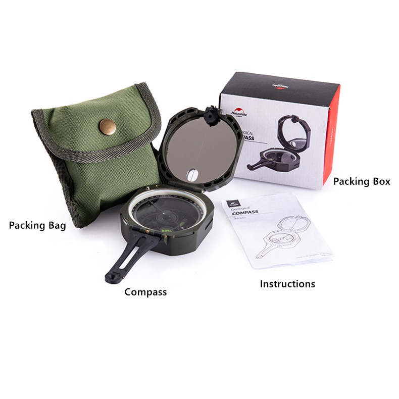 Jual Kompas Geologi, GEOLOGICAL COMPASS, NH19ZN004 [A4] | Shopee Indonesia