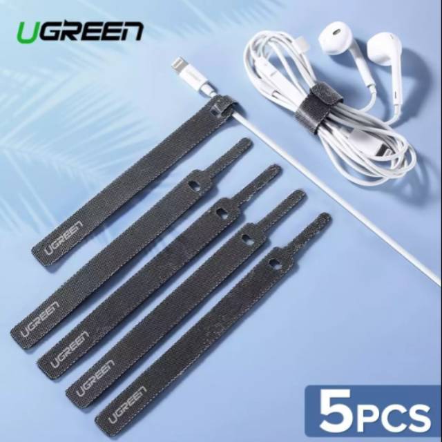 Jual UGREEN Cable Strap Organizer 5 / 10 / 20 pcs pengikat kabel ...