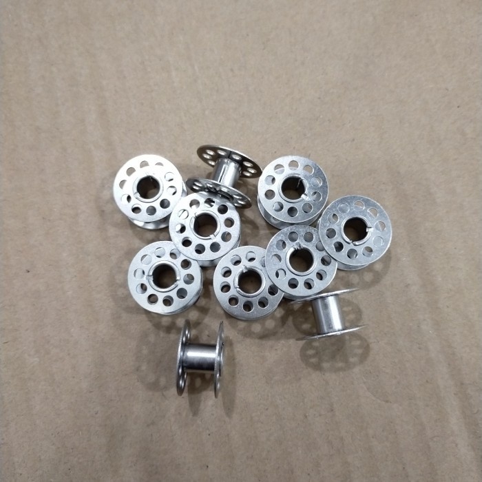 Jual 10 PCS BOBBIN SPUL SPOOL MESIN JAHIT BUTTERFLY SINGER TRADISIONAL ...