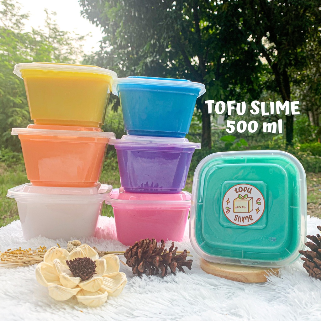 Jual SLIME TOFU 500 ML BY SLIME BINTARO || | Shopee Indonesia
