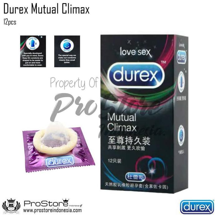 Jual Produk Terlaris // Durex Mutual Climax Condom - Kondom Big Box 12 ...
