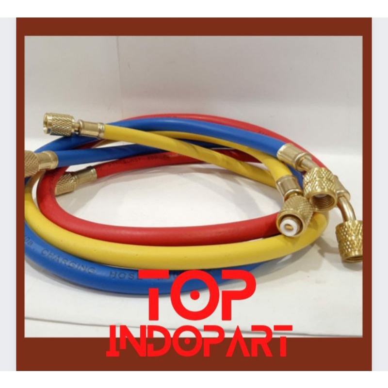 Jual SELANG MANIFOLD AC R22 ANALIZER BUAT ISI FREON R32 & R410 PANJANG ...
