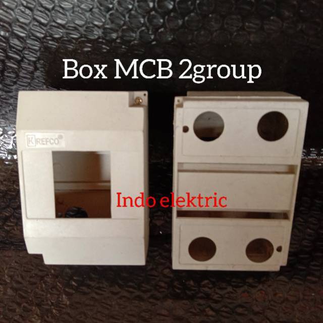 Jual BOX MCB TEMPAT MCB 2 GROUP 2 PHASE PUTIH | Shopee Indonesia