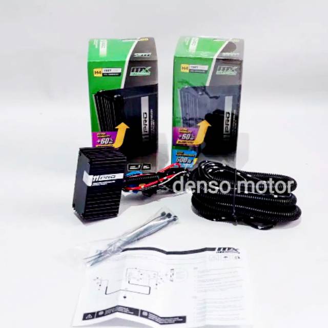 Jual RELAY SET KABEL LAMPU MX 11 PRO - MX11 PROFESSIONAL KABEL SET H4 ...