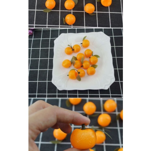 Jual 4pcs buah hias jeruk hias baby orange mandarin imlek hiasan buah ...