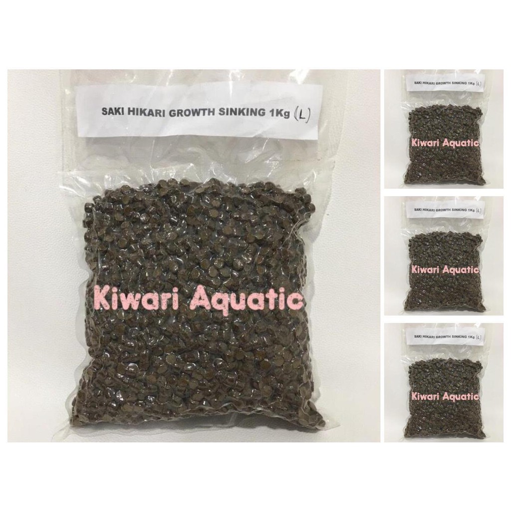 Jual saki hikari growth large sinking repack / repacking 1kg / 1kg | Shopee Indonesia