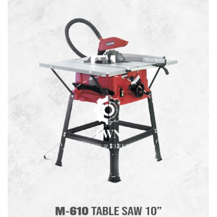 Jual Modern M610 Mesin Gergaji Meja / Table Saw 10" Resvawati | Shopee ...