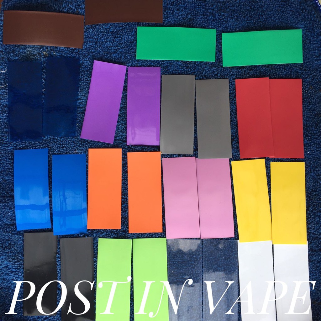 Jual WRAP BATTERY SLEEVE PVC WRAP 18650 - COVER BATERAI FOR VAPE ...