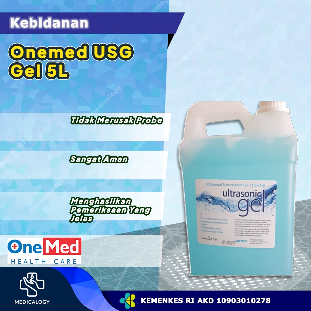Jual Gel USG Onemed 5 Liter Biru | Shopee Indonesia