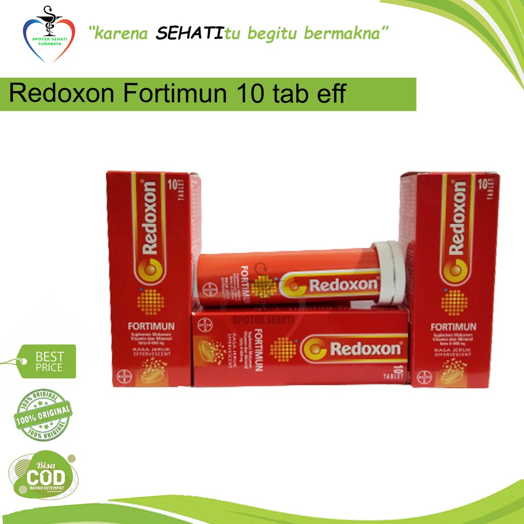Jual REDOXON FORTIMUN TAB EFFERVESCENT VIT C DAYA TAHAN TUBUH | Shopee ...