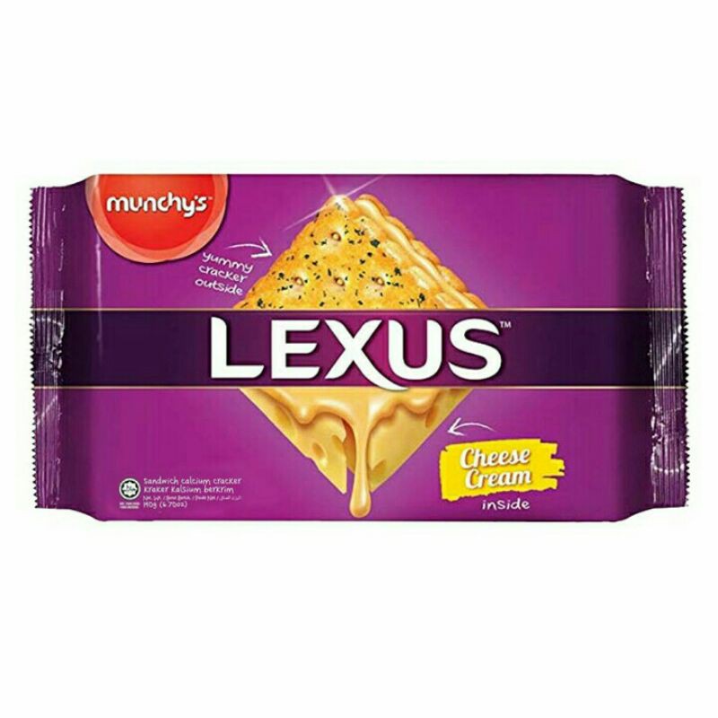 Jual Munchy's Lexus Cheese Cream 75G - Sandwich Calcium Cracker ...