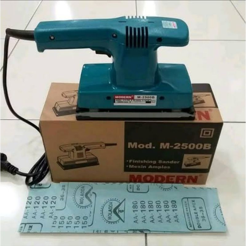 Jual mesin amplas modern M2500 finishing sander | Shopee Indonesia