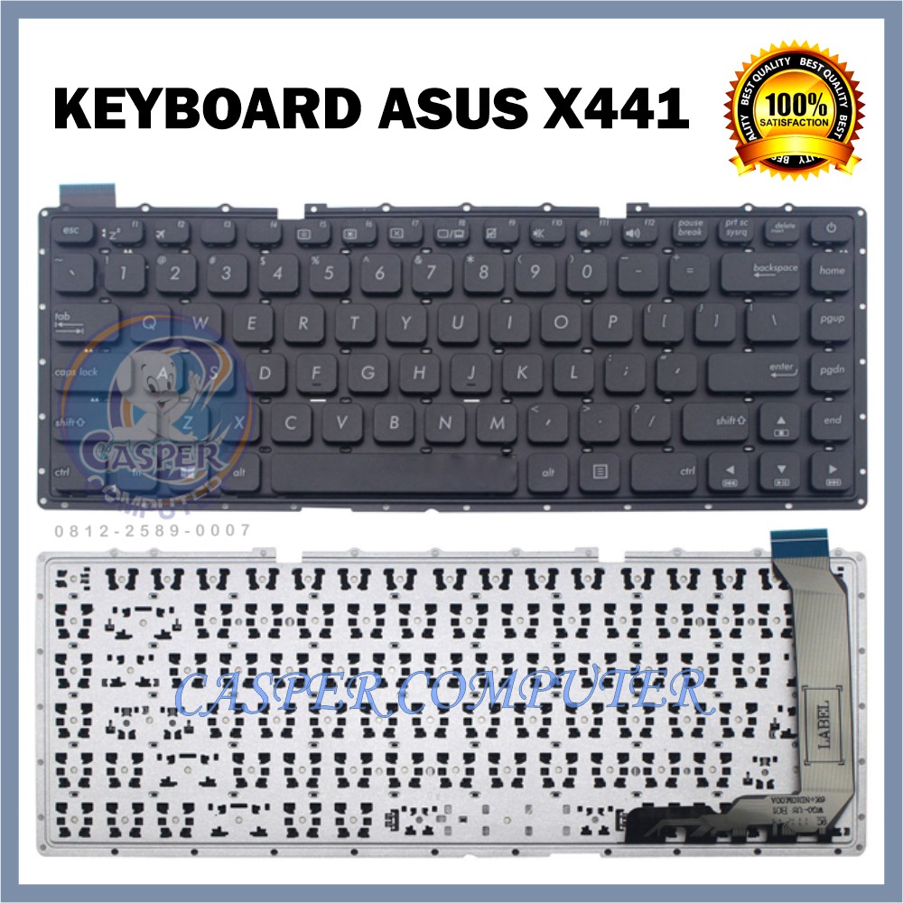 Jual KEYBOARD ASUS X441 BLACK | Shopee Indonesia