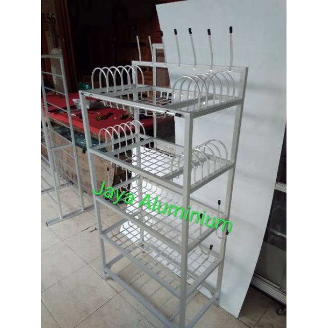 Jual Rak piring aluminium tempahan | Shopee Indonesia