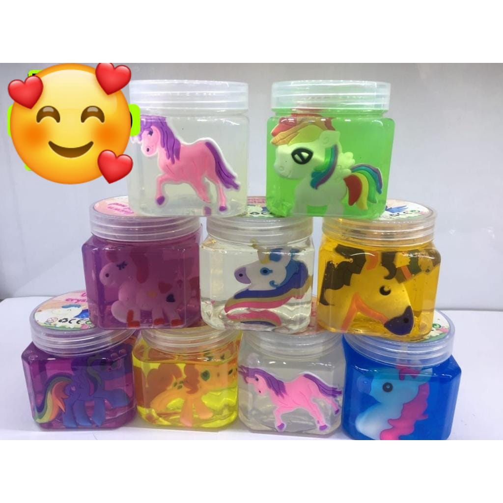 Jual RANDOM SLIME ANAK KARAKTER kecil MINI ada isi mainan lucu import ...