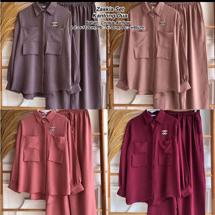 Jual Refina Set Crinkle Airflow - Setelan kantong dua crinkle airflow ...
