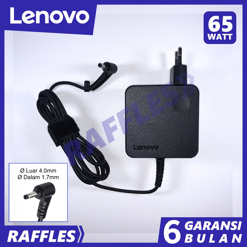 Jual Adaptor Charger Lenovo 20V 3.25A Colokan Diameter 4.0 mm | Shopee ...