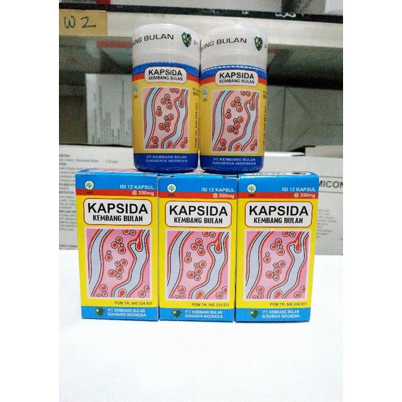 Jual KAPSIDA Bersih Darah Kembang Bulan Botol Isi 12 Kapsul BDKB ...