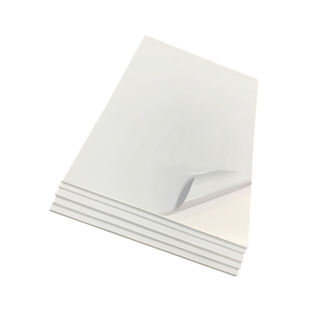 Jual Stiker Vinyl Putih 20 Lembar A4 120 GSM Sticker / Tahan Air ...