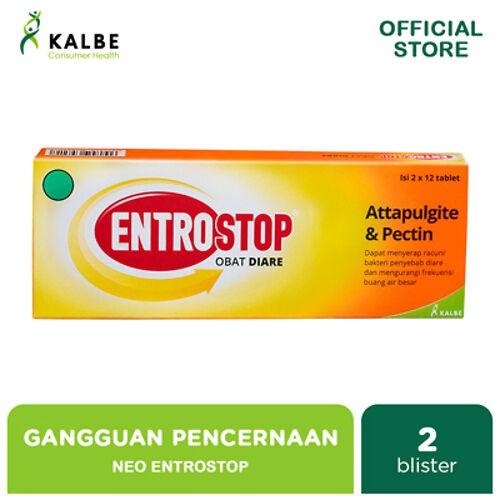 Jual Entrostop Tablet 10s 1 Box - Obat Diare | Shopee Indonesia