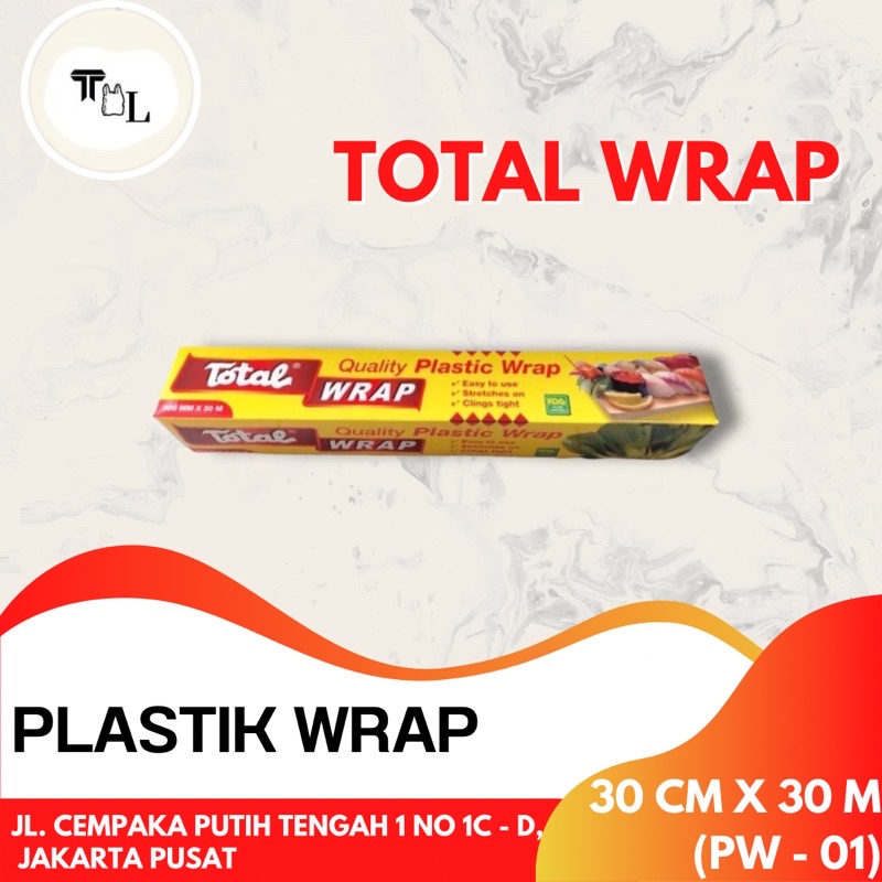 Jual Plastic Wrap Total Wrap 30cm / Plastic Wrap Total Wrap 38cm ...