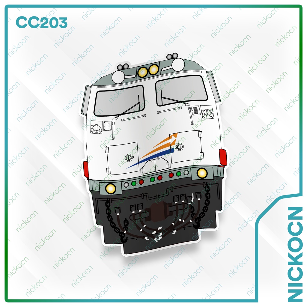 Jual Stiker Lokomotif CC203 | Shopee Indonesia