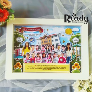 Jual Scrapframe Scrapbook 3D Kado Wisuda Anak Perpisahan Unik Lucu ...