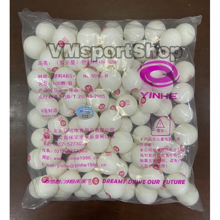 Jual Yinhe Training Ball ABS+ 100pcs - Bola Banyak Latihan Pingpong | Shopee Indonesia