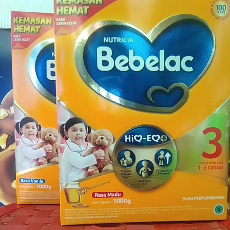 Jual Susu Bubuk Pertumbuhan Nutricia Bebelac Bebelove 3 1000gram Rasa ...