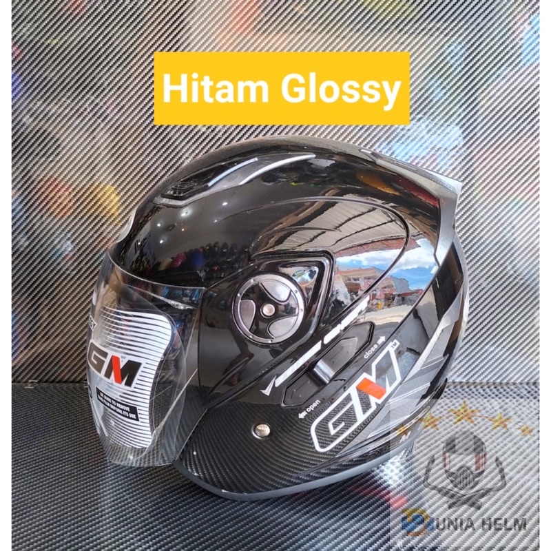 Jual helm Gm Interceptor double visor | Shopee Indonesia