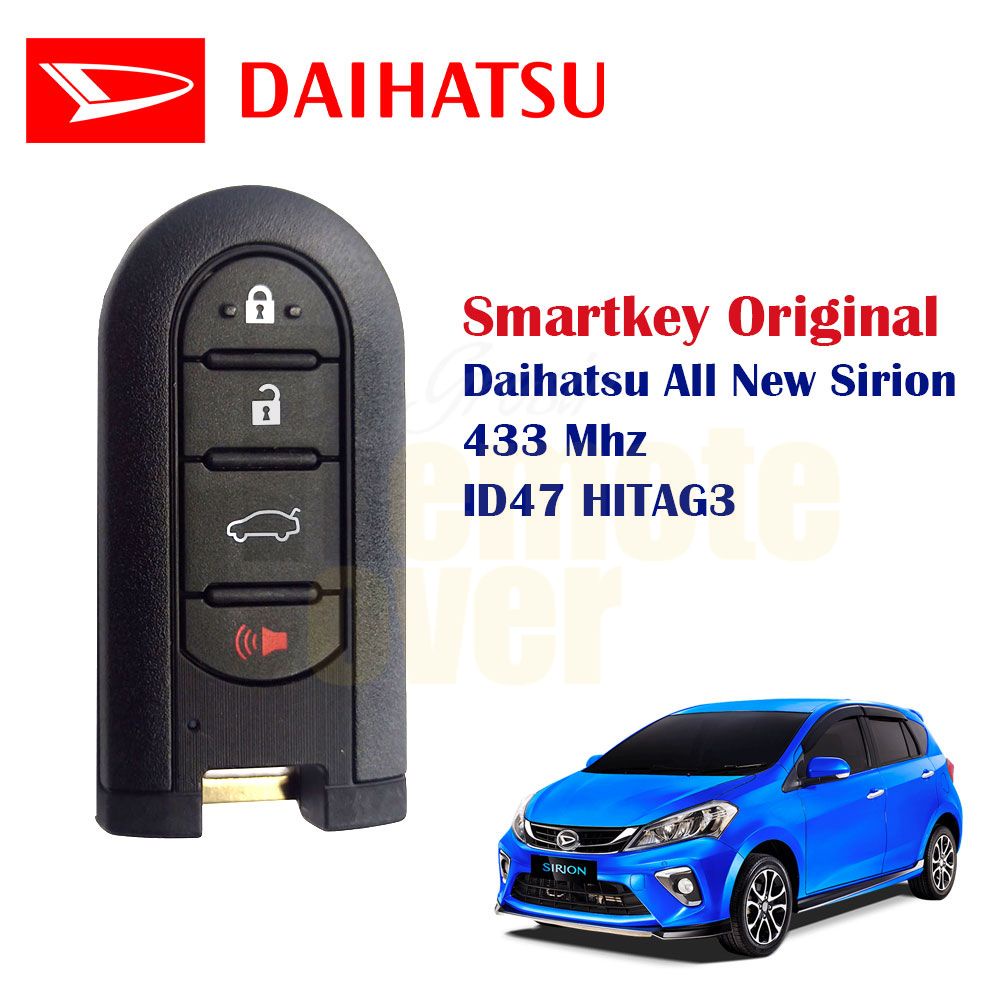 Jual Remote Set Komplit Kunci Smartkey Daihatsu All New Sirion Original ...