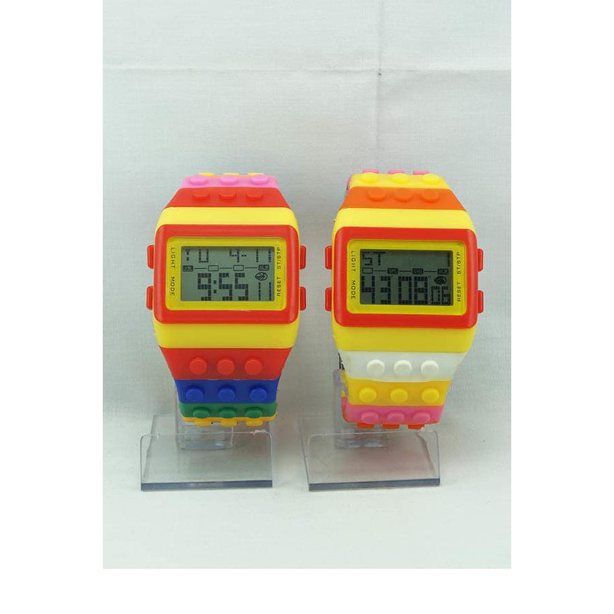 Jual Promo!! Jam Tangan Model Lego Dewasa Anak Digital Watch | Shopee ...