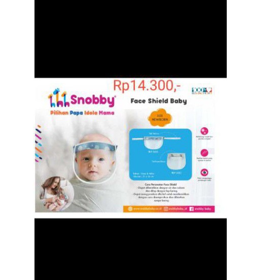 Jual CRIA BABY SHOP OFC Face Shield Baby - Anak | Shopee Indonesia