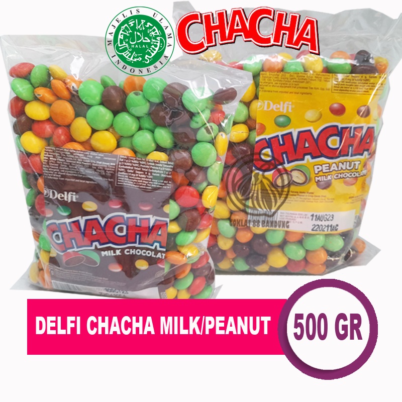 Jual Delfi ChaCha Milk 500gr, Coklat ChaCha Kiloan 500 gram, Coklat ...