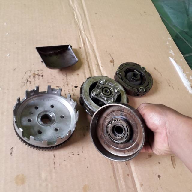 Jual Rumah kopling mangkok kampas otomatis ganda revo supra fit legenda grand full set original ...