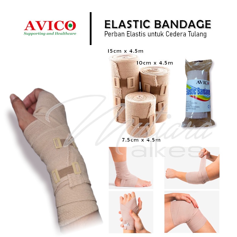 Jual (MUTIARA ALKES) Elastic Bandage - Perban elastis - Pembalut Tangan ...