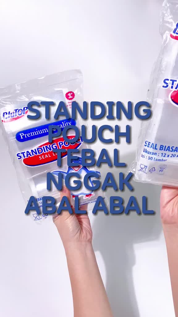 Jual Standing Pouch | Standing Pouch Bening | Standing Pouch Transparan ...