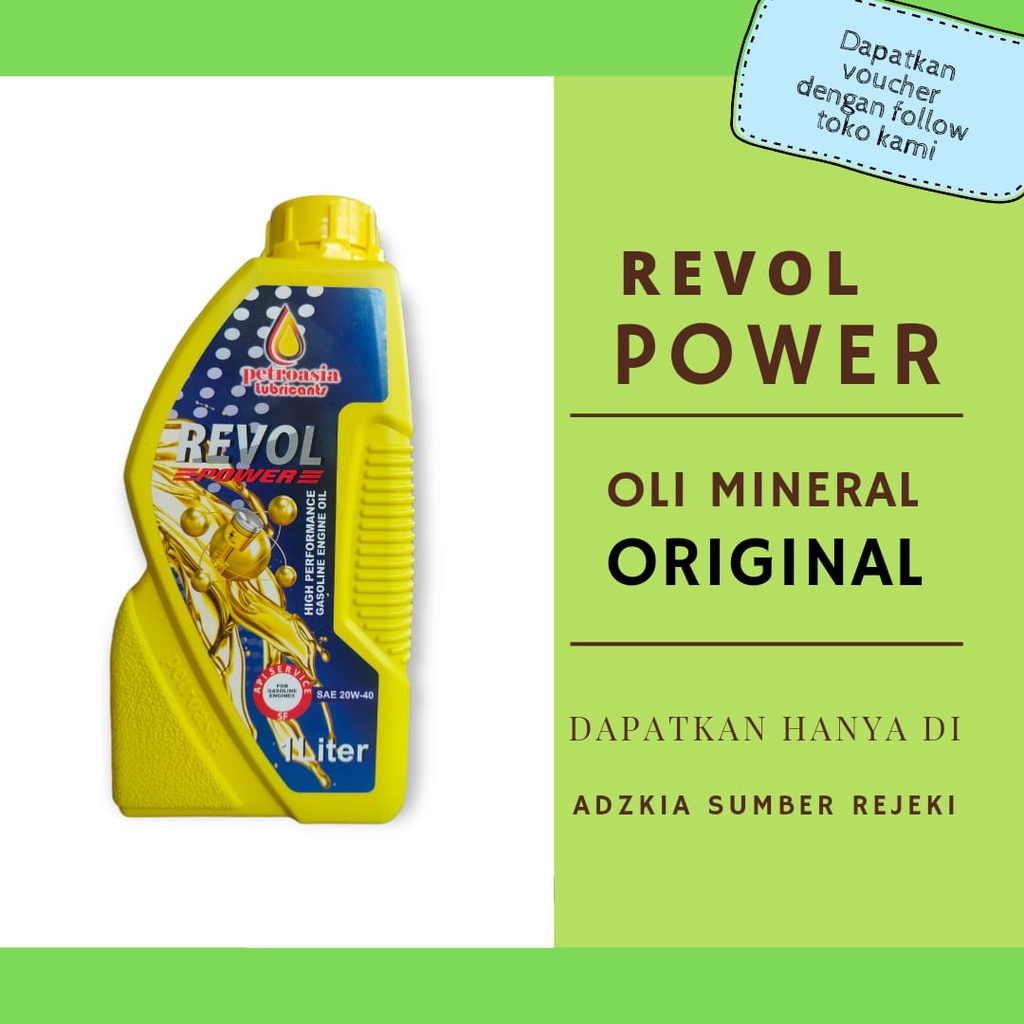 Jual Oli motor Petroasia REVOL POWER/Oli Mineral untuk segala jenis ...