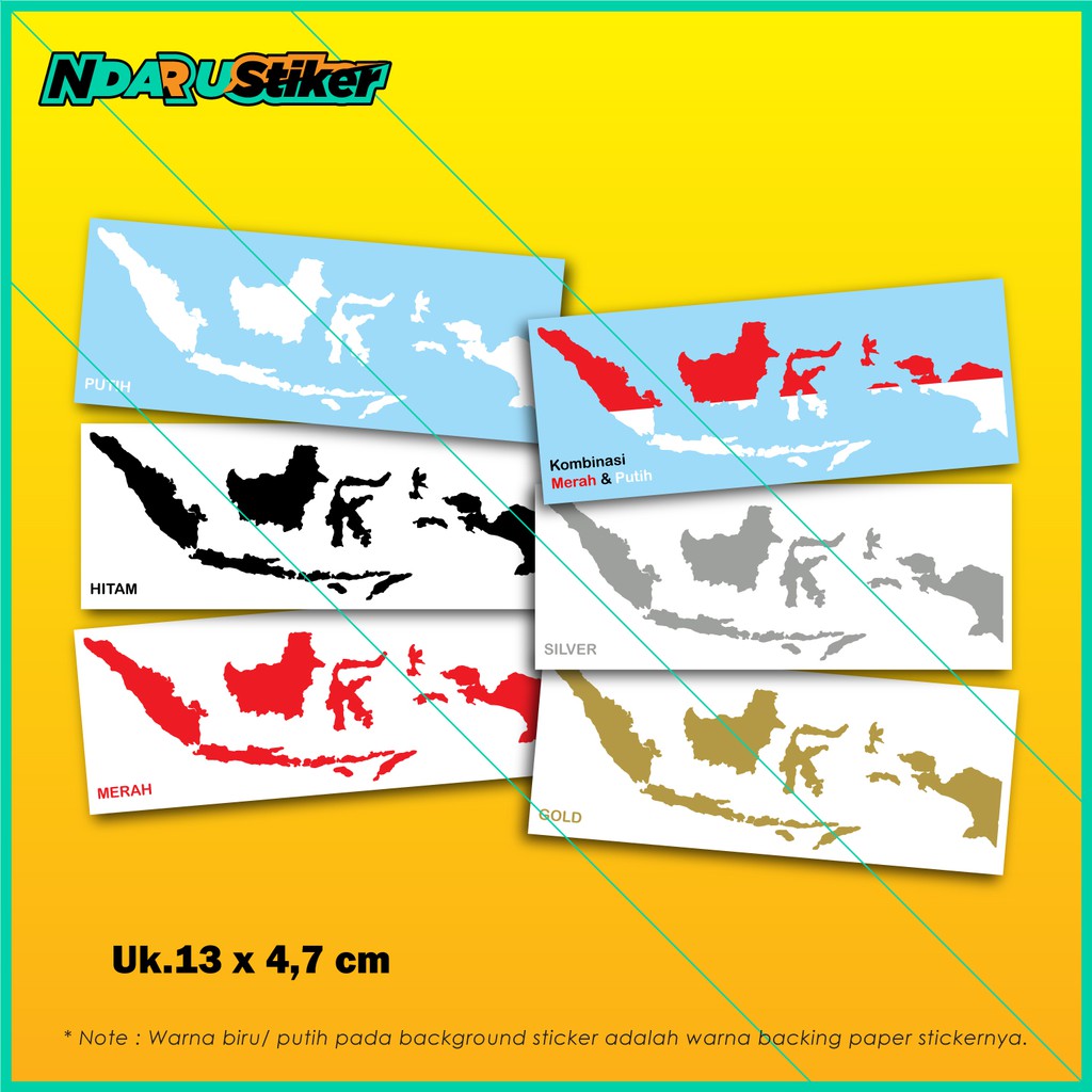 Jual Sticker Peta Indonesia | Shopee Indonesia