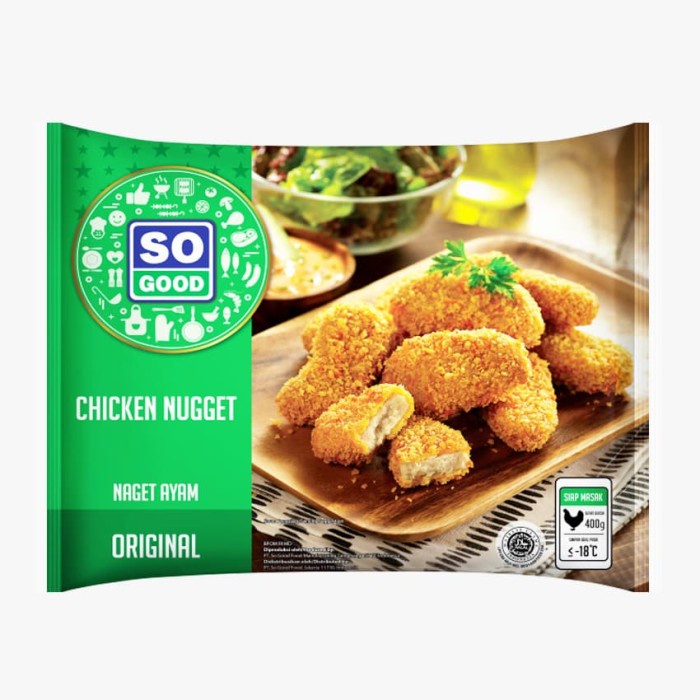 Jual So Good Chicken Nugget Original 400gr | Shopee Indonesia